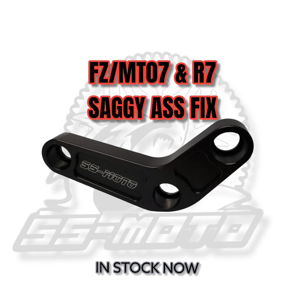 SS-Moto FZ / MT / R7 Rear Suspension Lift Kit (sag fix) – The Sic Shop LLC